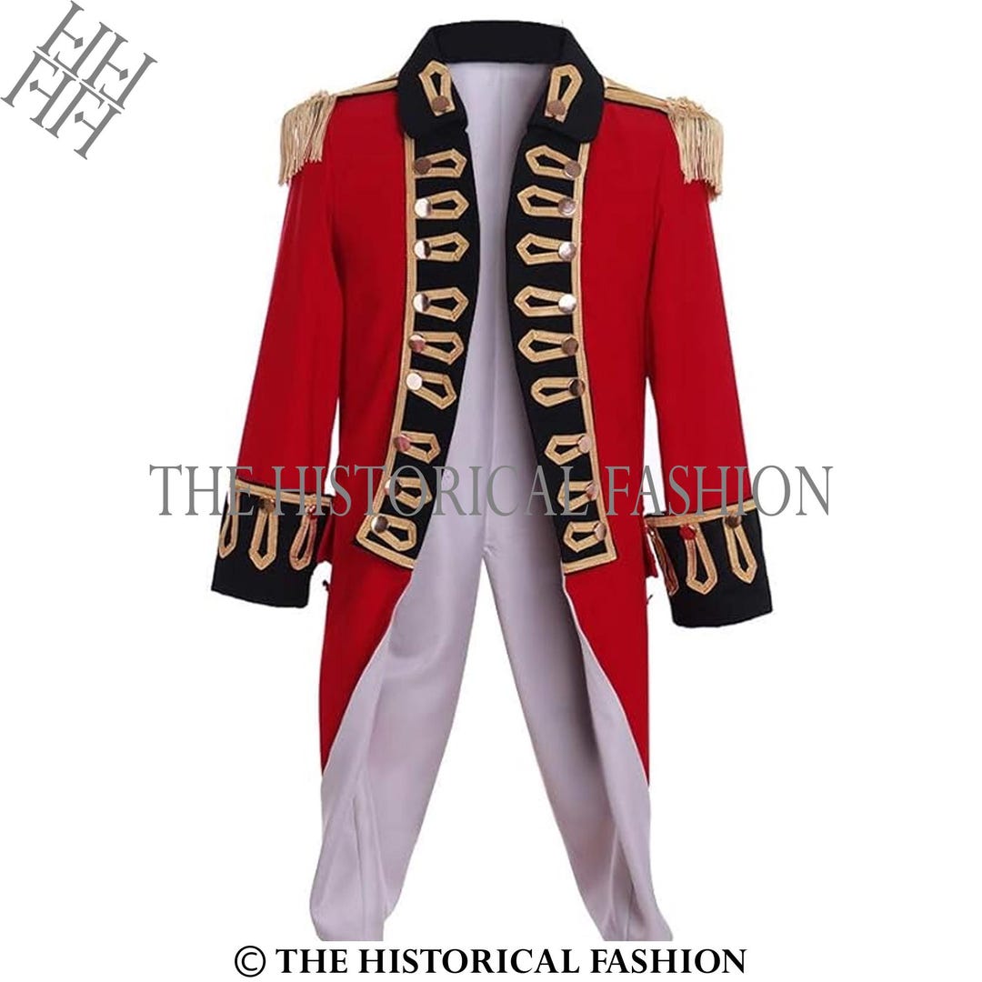 British Uniform, British Red Coats, Revolutionary War Jacket, 18th ...