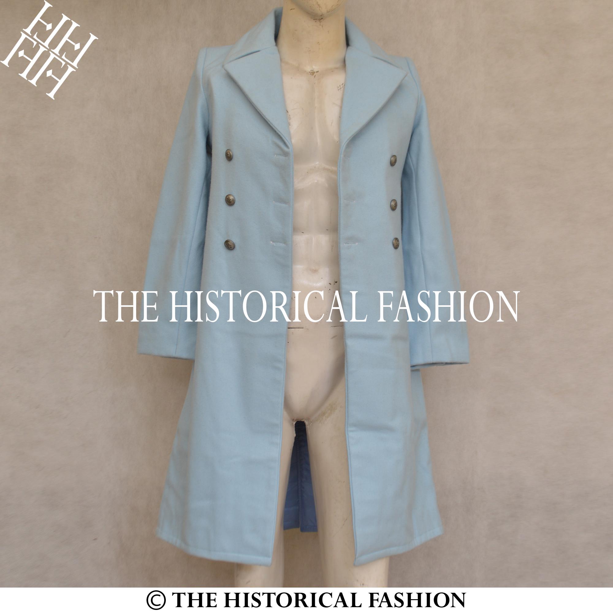 New Men Frock Coat, Colonial Frock Coat, Victorian Frock Coat, Elegant ...