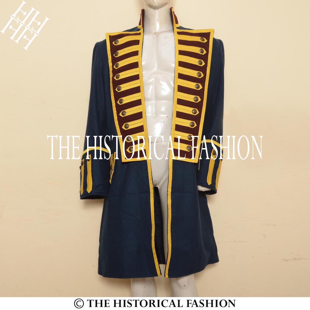 Royal Naval Wool Frock Coat: British Navy Officer Uniform - Etsy
