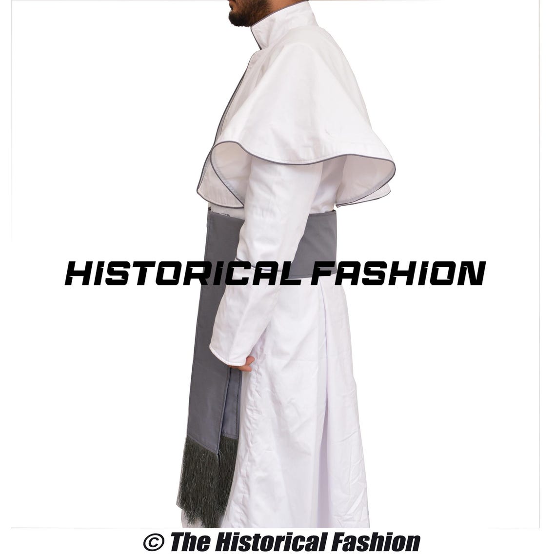 Men's White Cotton Roman Cassock - Medieval Priest Clergy Robe - Etsy