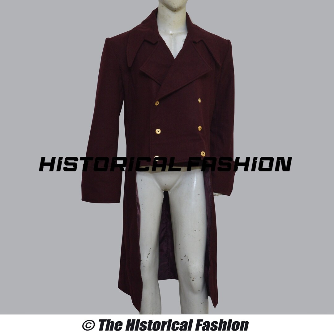 New 19th Century Regency Tailcoat, Malcolm Tailcoat, Victorian Tailcoat ...