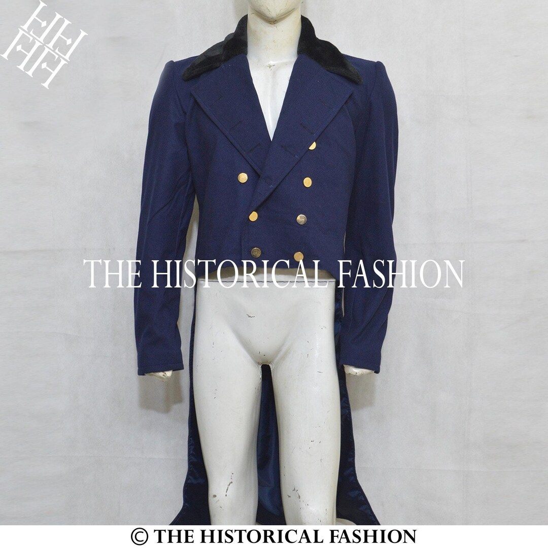 New Men Regency Tailcoat, 1830-50 Tailcoat, Mr Darcy Tailcoat, Nordic ...