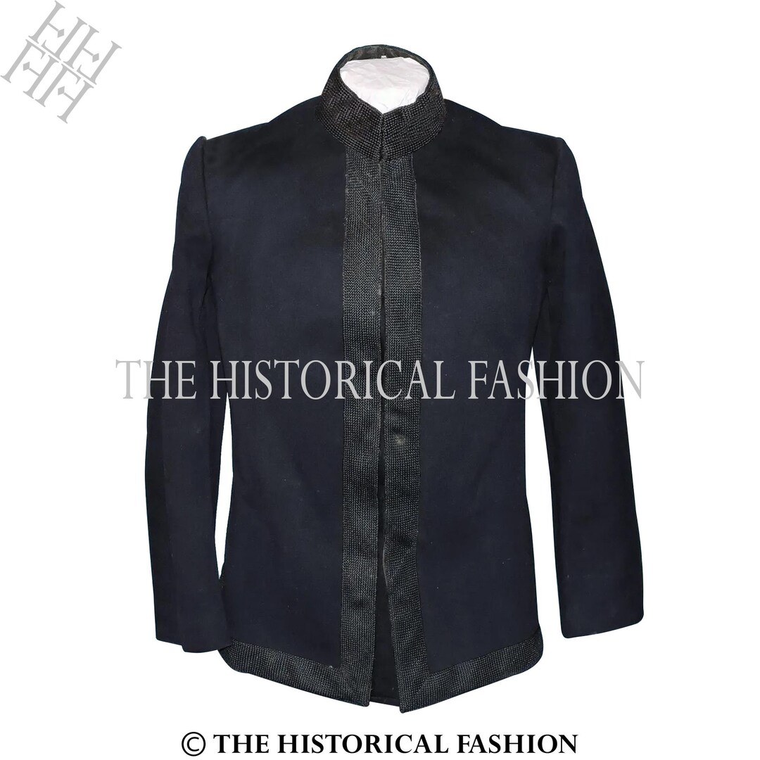 Black Wool Cavalry Officer Sack Coat - 1895 Uniform Jacket - Etsy
