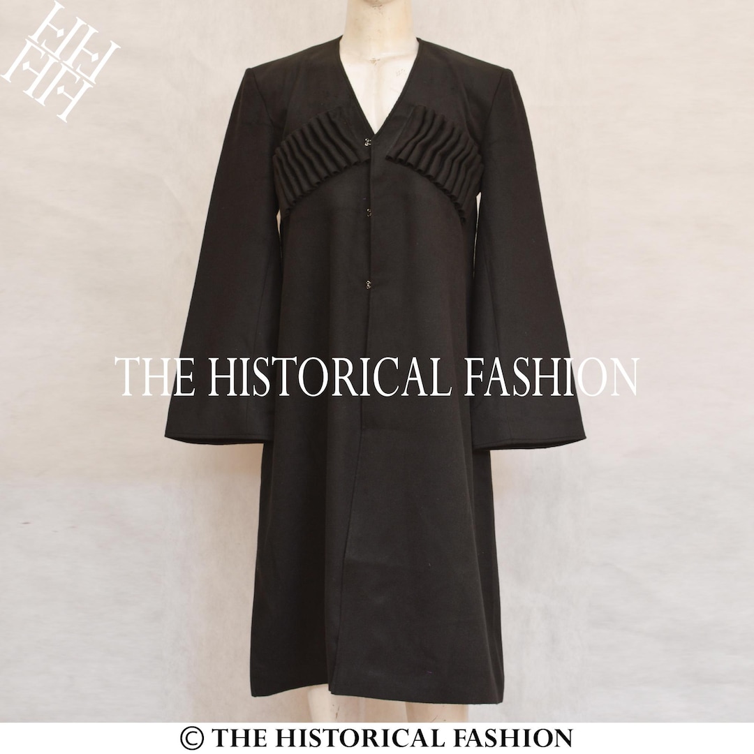 Black Wool Chokha: Georgian Cossack Jacket, National Costume - Etsy