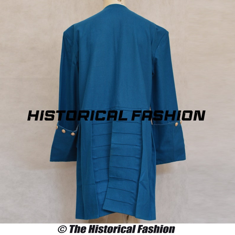 New Men 1750 Frock Coat, Colonial Frock Coat, Horse Riding Jacket ...