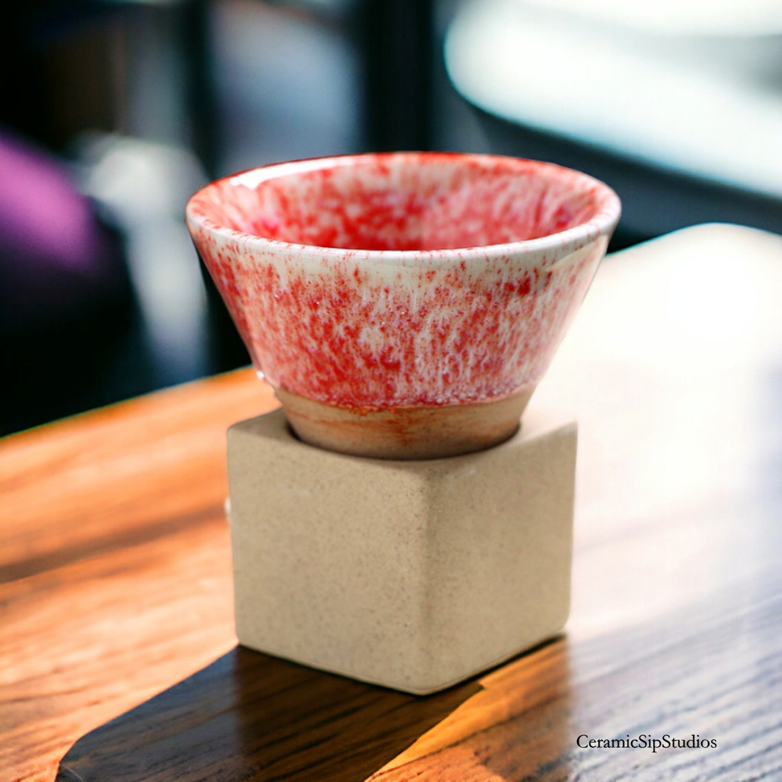 100ml Triangular Ceramic Coffee Mug: Sleek Porcelain Cup for Latte ...