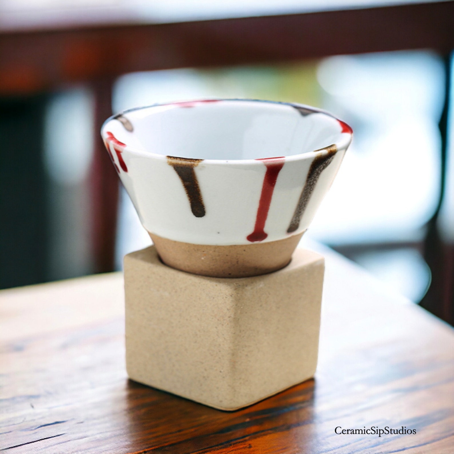 100ml Triangular Ceramic Coffee Mug: Sleek Porcelain Cup for Latte ...