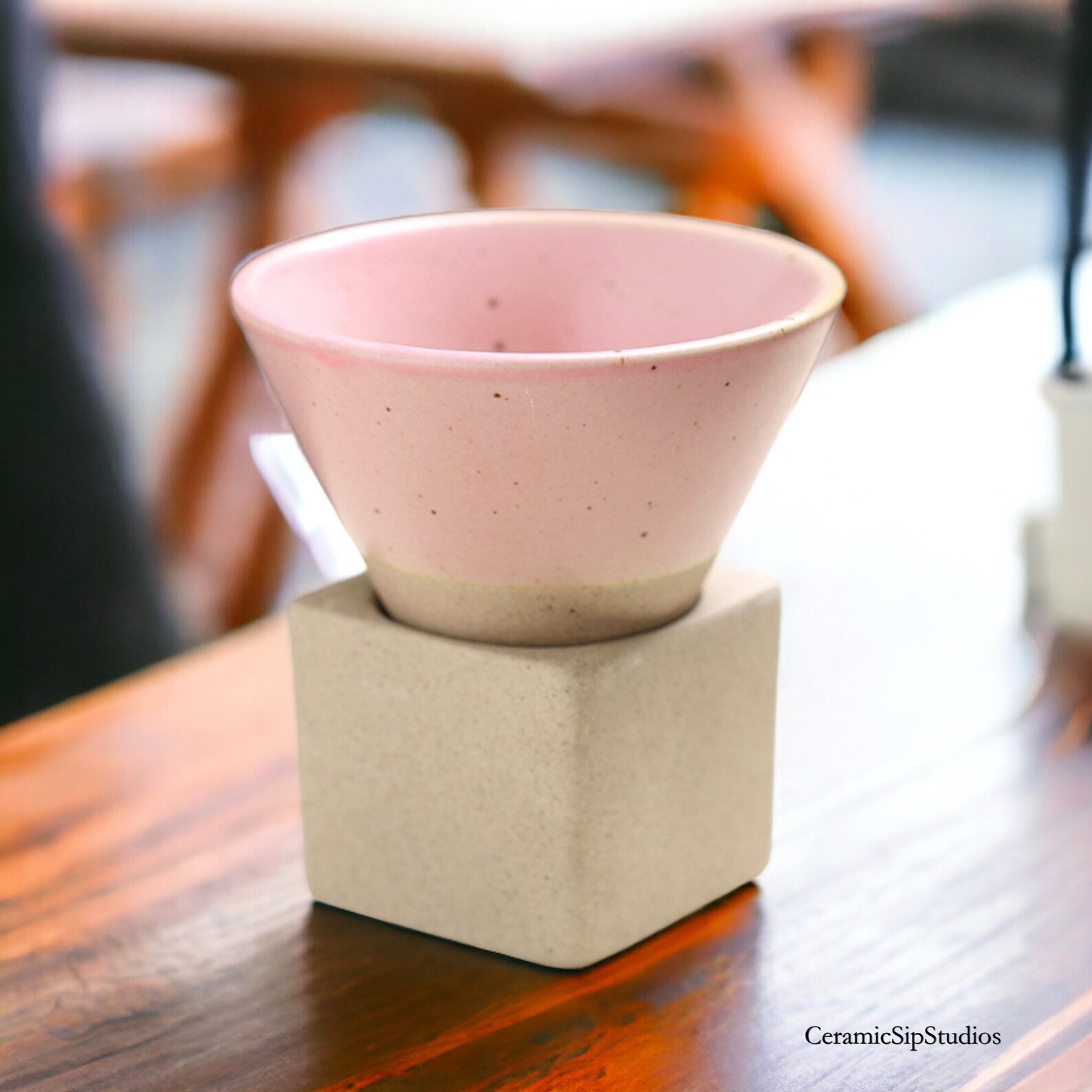 100ml Triangular Ceramic Coffee Mug: Sleek Porcelain Cup for Latte ...