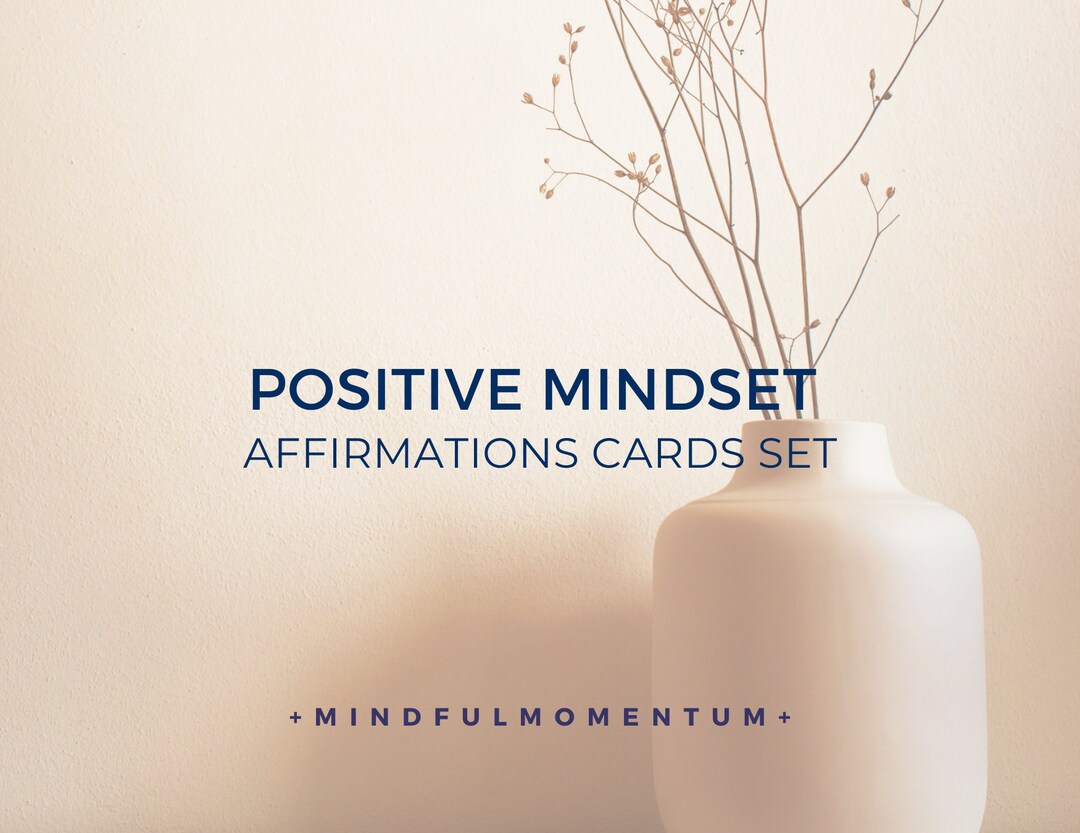 Affirmation Cards for Your Positive Mindset, 75 Manifestation, Deck 75 ...