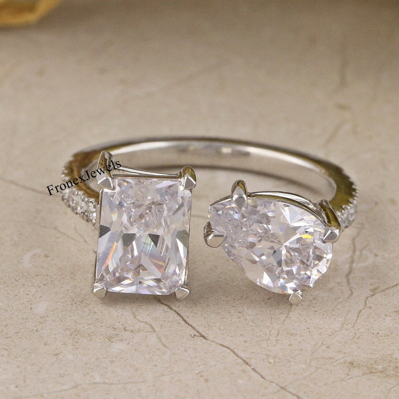 Stone Wedding Ring - Etsy