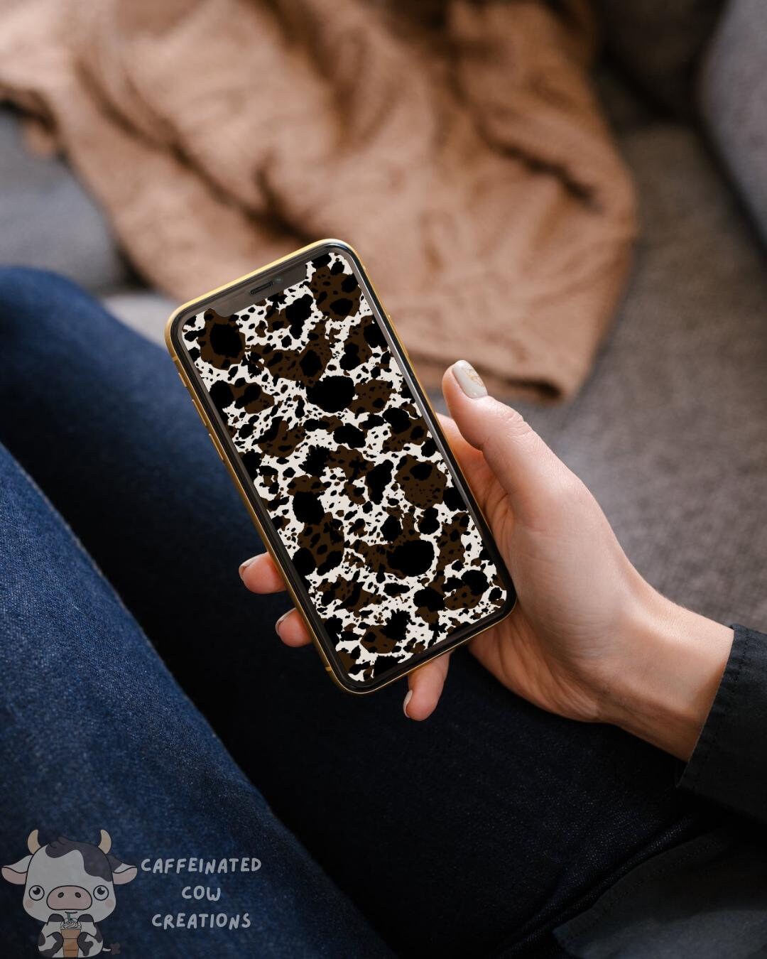 Moooooo! Cow Print Screensaver - Etsy