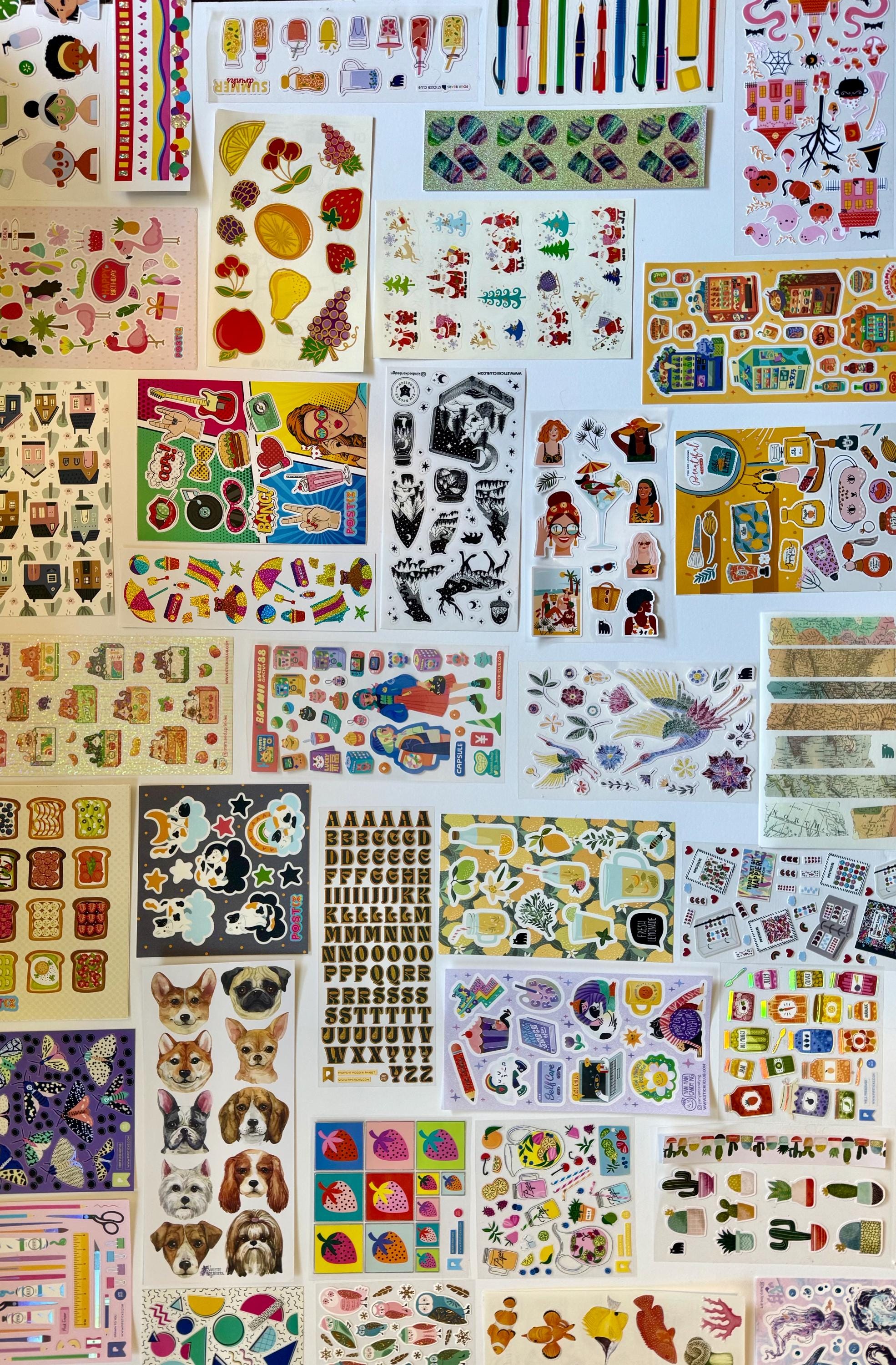 Sticker Surprise: A Curated Collection of 20 Random Sticker Sheets From ...