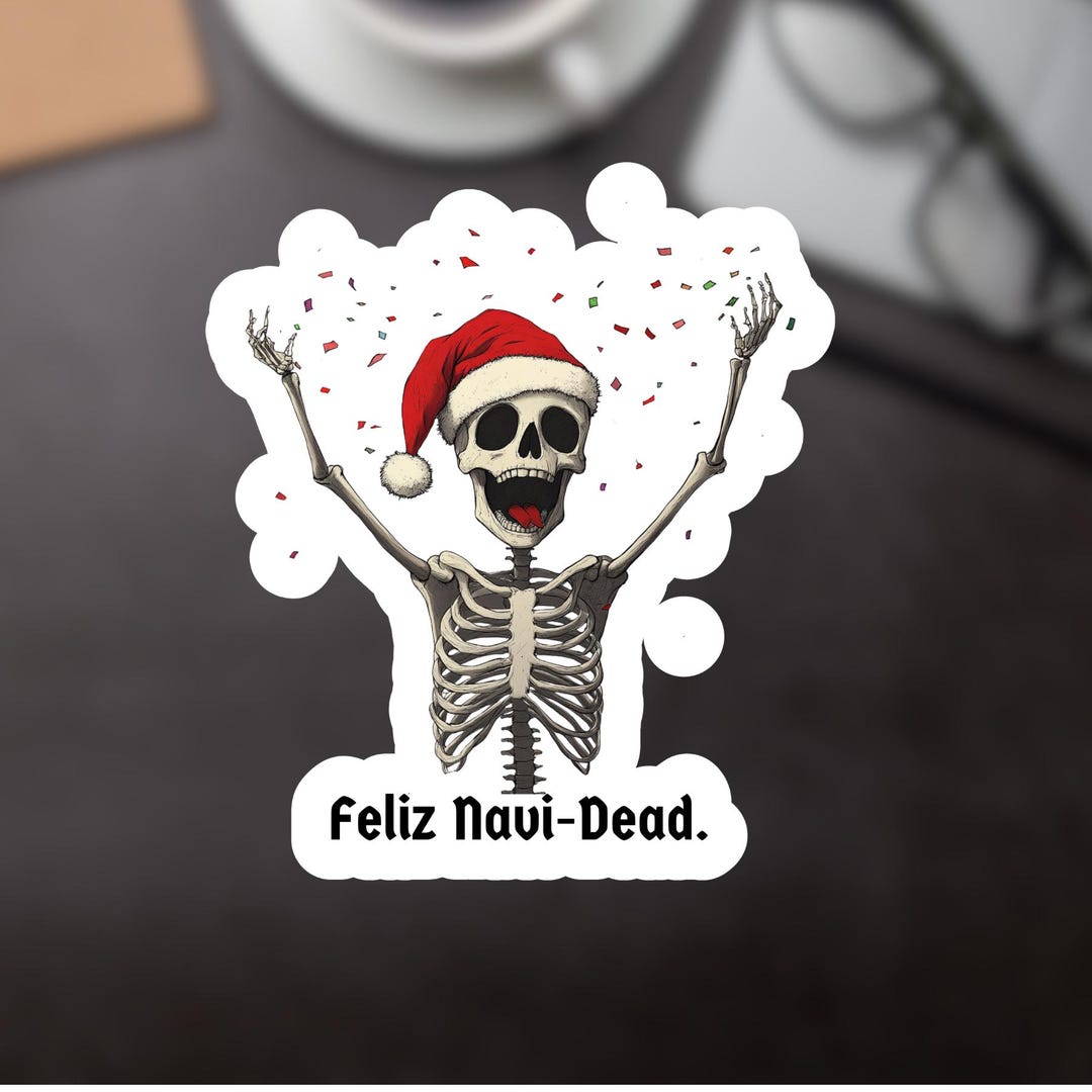 Feliz Navi-dead Sticker and Decal - Etsy