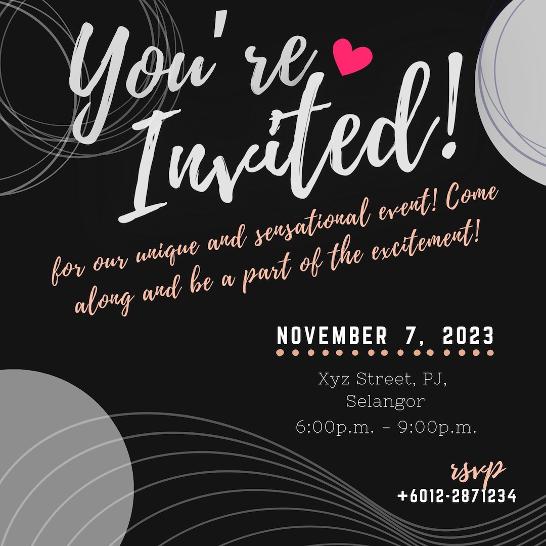 Editable Brunch Flyer, Networking Flyer, Event Flyer - Etsy