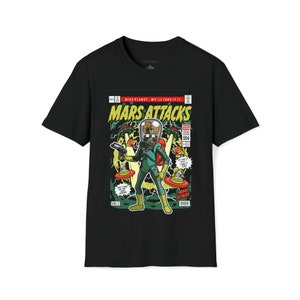 Mars Attacks Unisex Softstyle T-shirt - Etsy