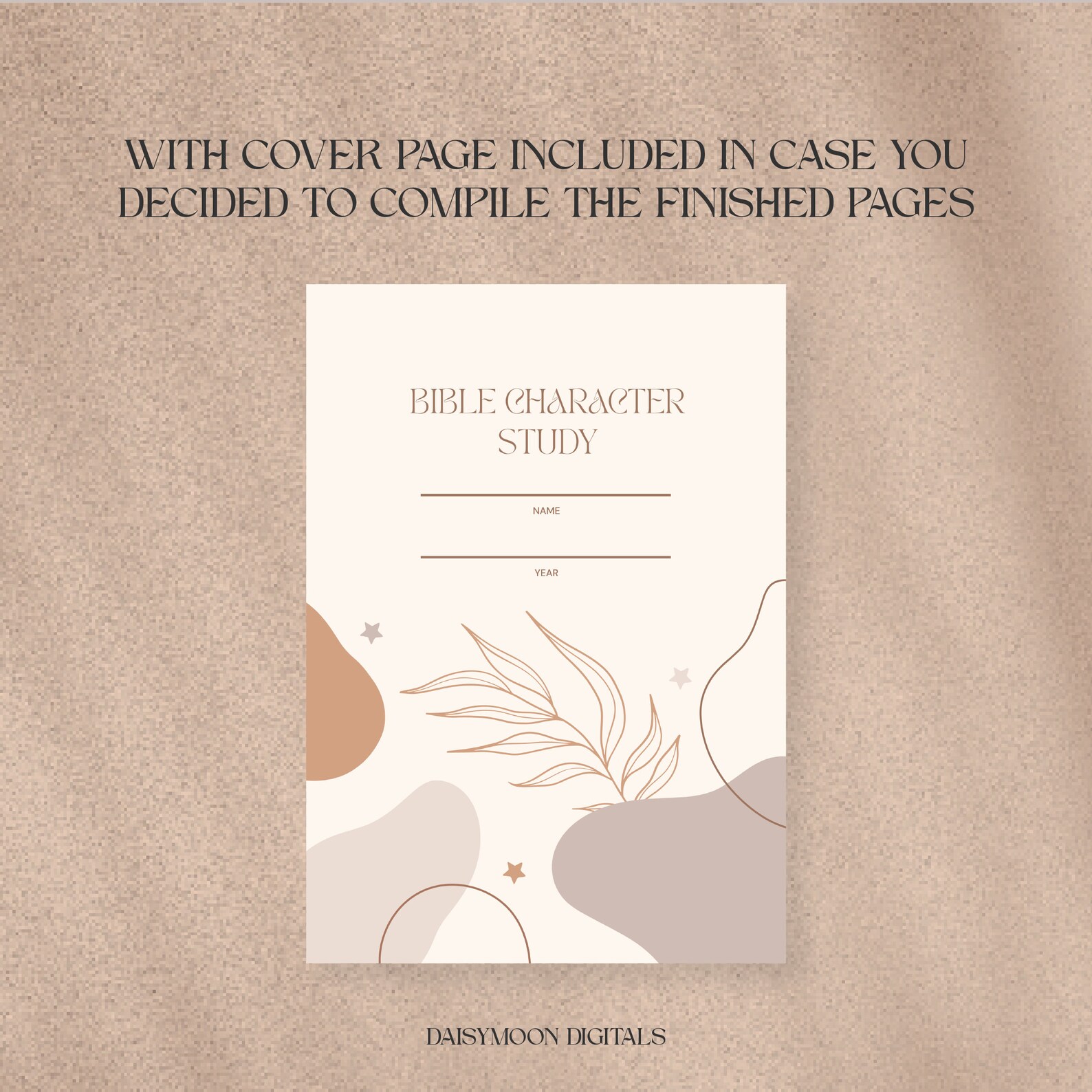 Printable Bible Character Study Template Bible Study Printable Template ...