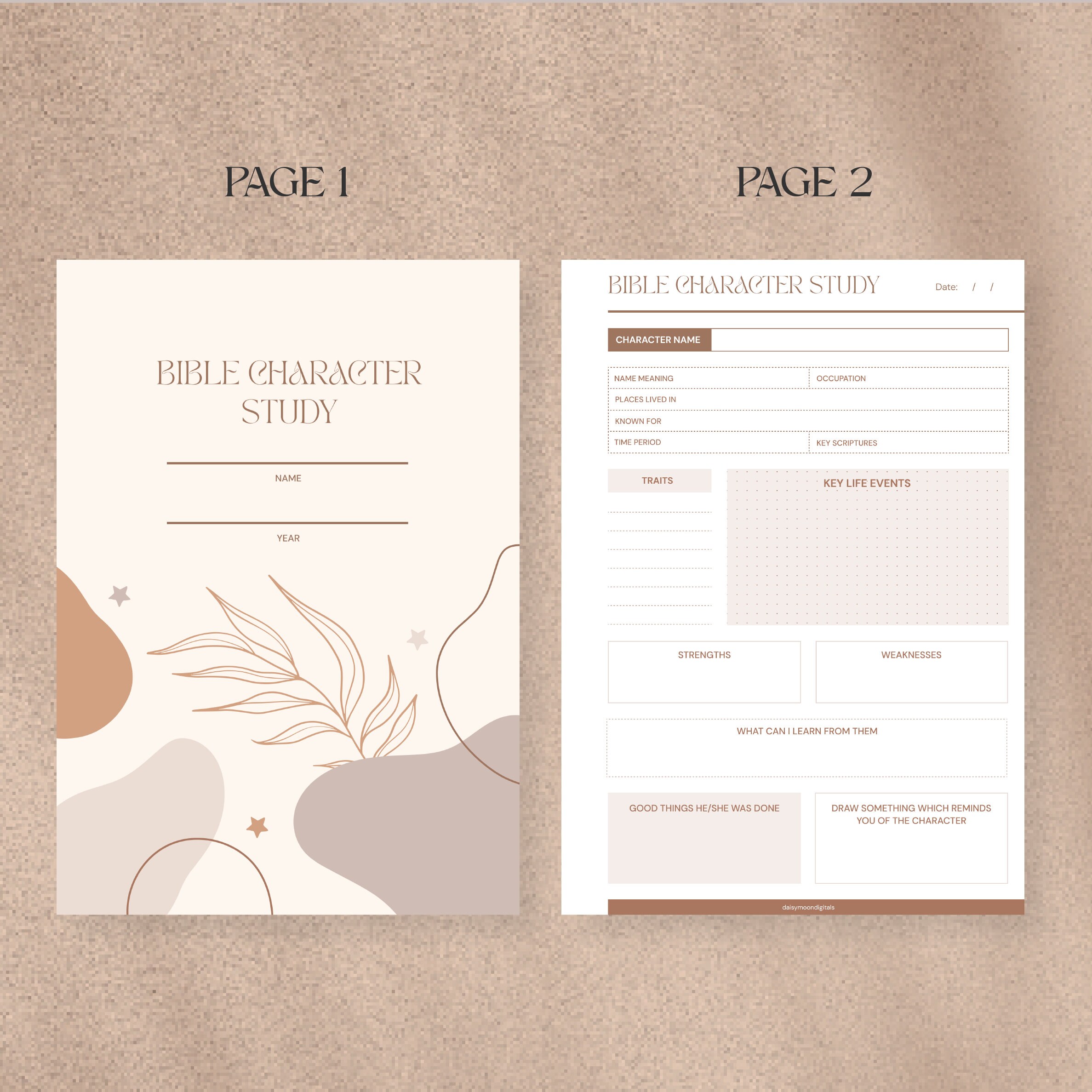 Printable Bible Character Study Template Bible Study Printable Template ... Printable Bible Character Study Template Bible Study Printable Template ...