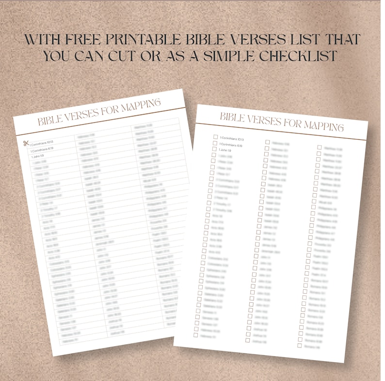 Printable Bible Verse Mapping Template Bible Study Printable Bible ...