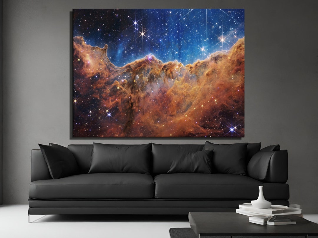 Cosmic Cliffs in the Carina Nebula NASA Canvas/poster Art - Etsy