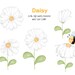 Cute Honey Bee Daisy Clipart, Honey PNG, Bee PNG, Daisy PNG, Cute ...