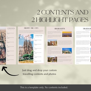 Travel Ebook Template Itinerary City Guide Customizable Canva Ebook ...