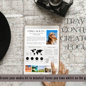Travel Media Kit Template Travel Sponsorship Email Pitch Canva Template ...