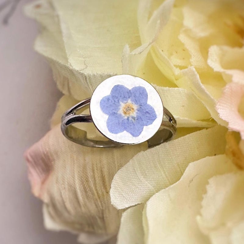 Forget Me Not Ring - Etsy