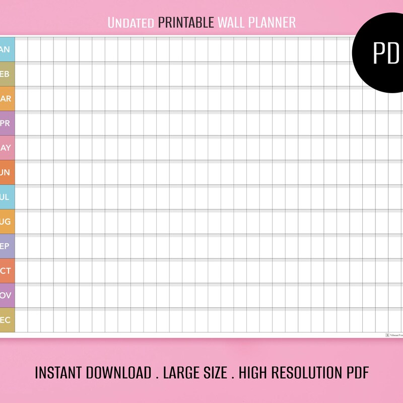 Big Ass Calendar - Etsy