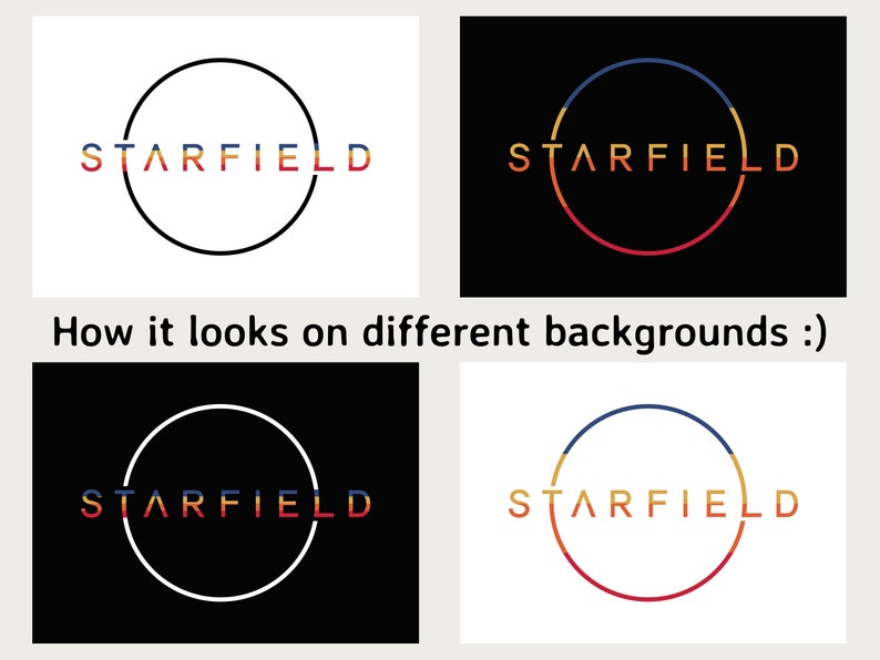 Starfield Inspired, Starfield Starware, Bundle Digital Files, DIY ...