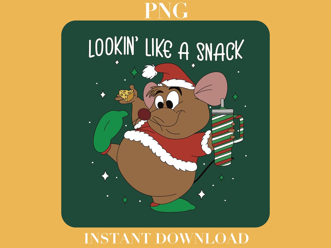 Looking Like A Snack Gus Christmas PNG, Christmas Png, Cinderella ...