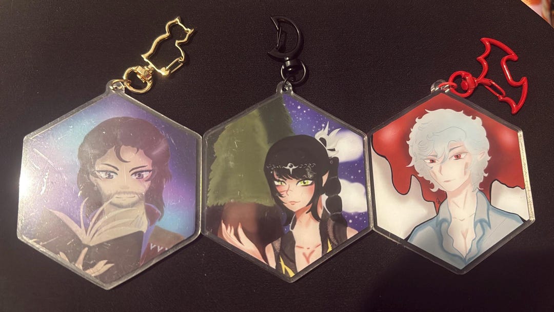 Baldurs Gate 3 Keychains - Etsy