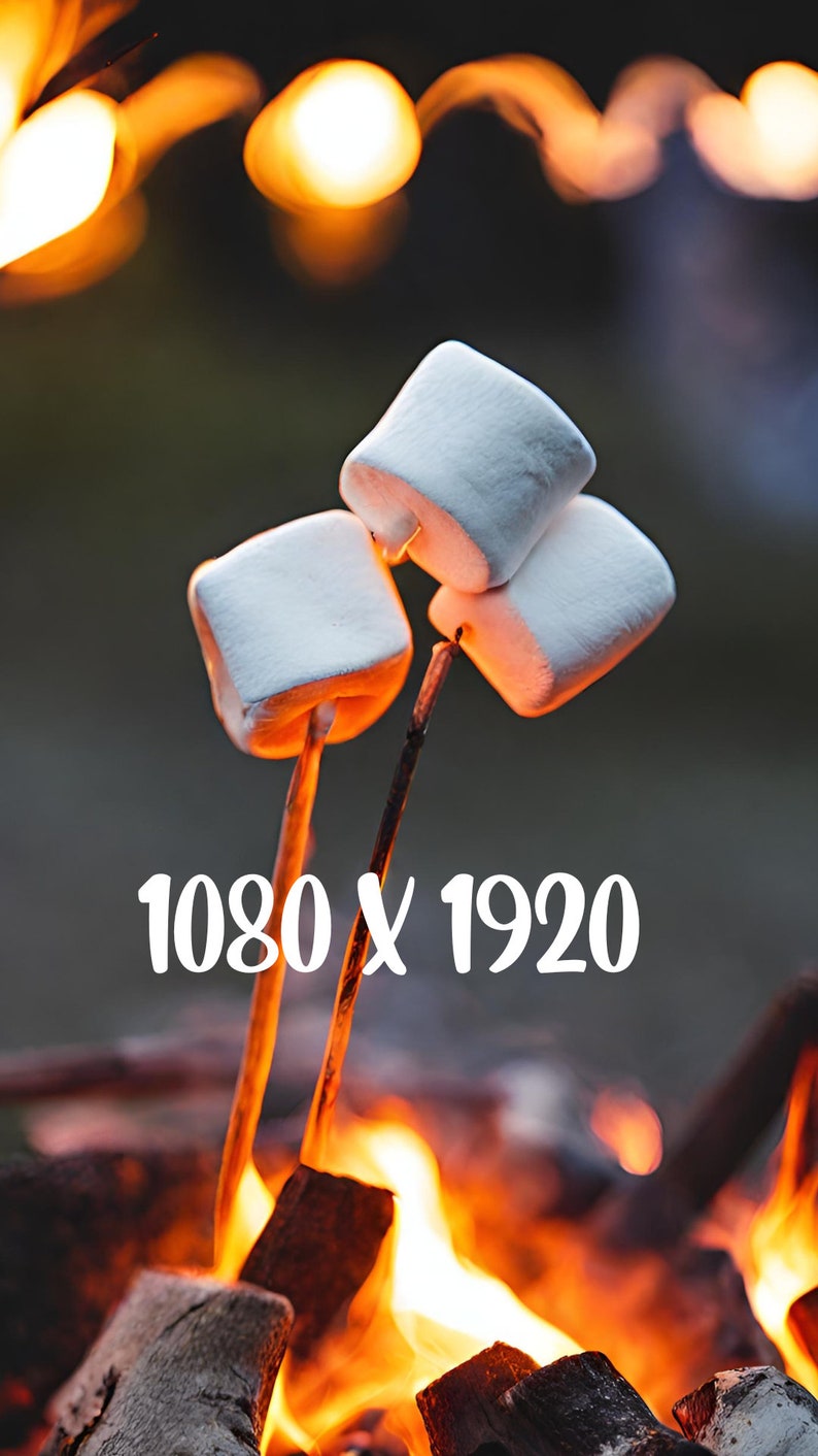 4 Fall Bonfire Scenes Digital Wallpapers - Etsy