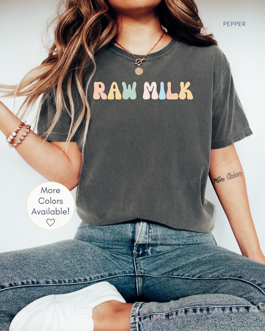 Raw Milk Shirt, Homestead Shirt, Homeschool Mom Shirt, Comfort Colors ...