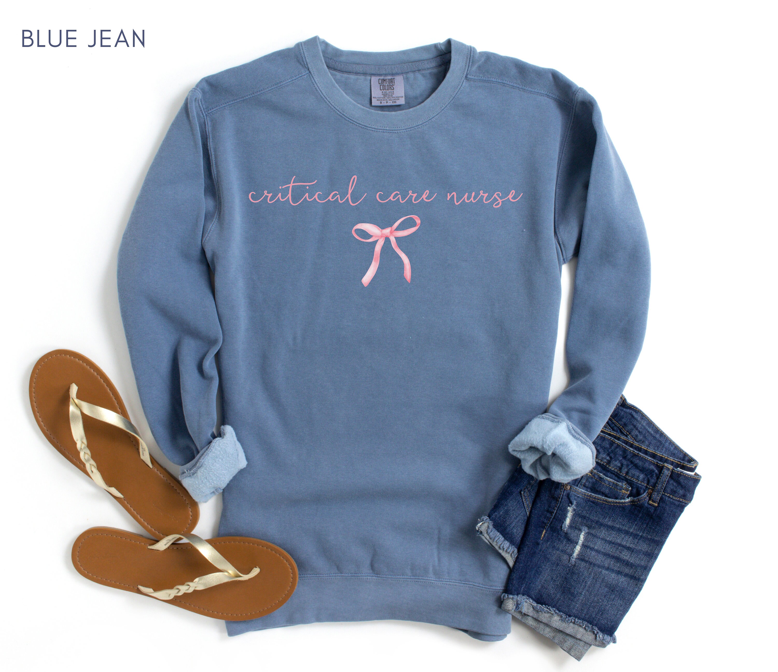 Critical Care Nurse Sweatshirt, ICU Nurse Appreciation Gift, Cute ...