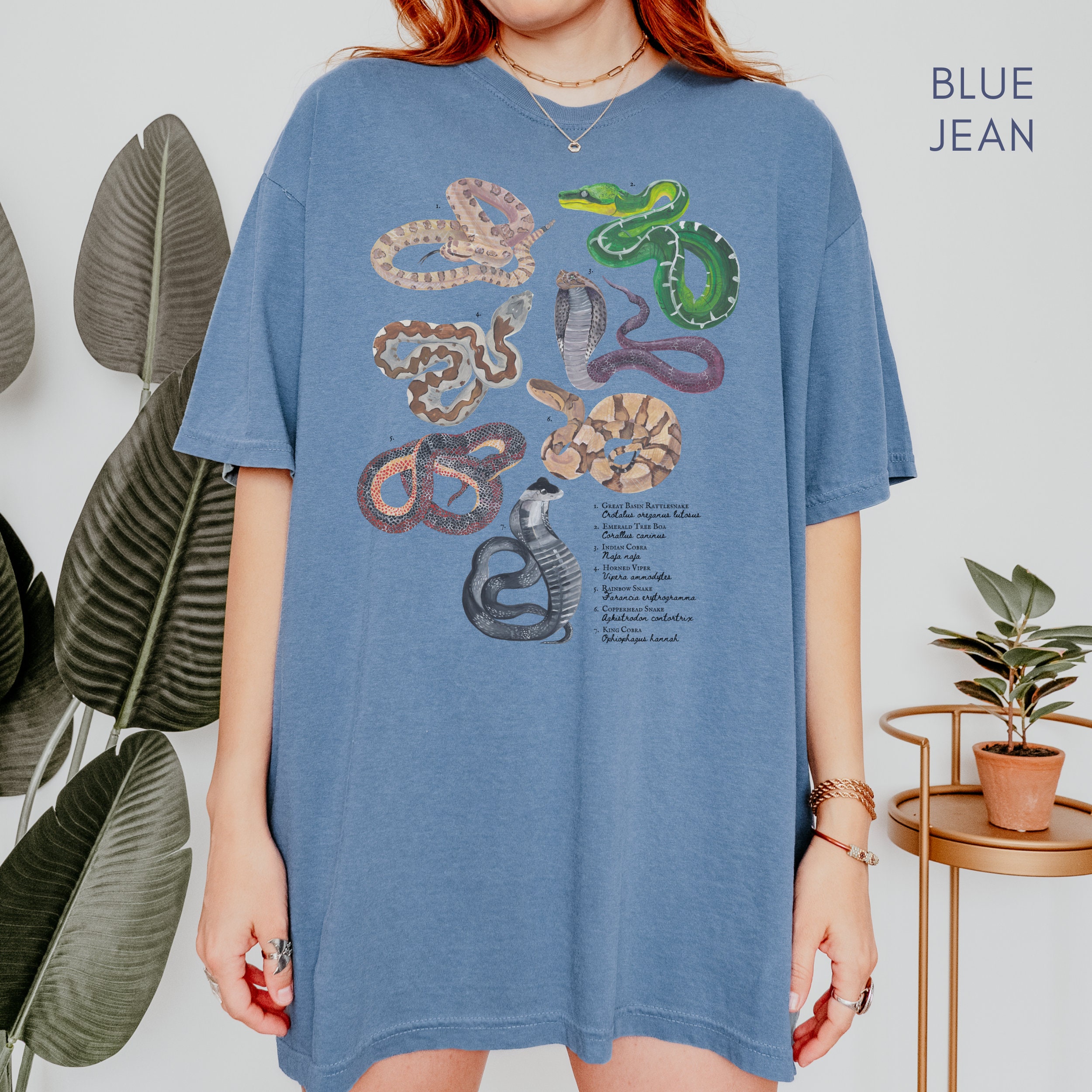 Snakes Shirt, Naturecore, Reptile Shirt, Snakes Crewneck, Snake Lover ...