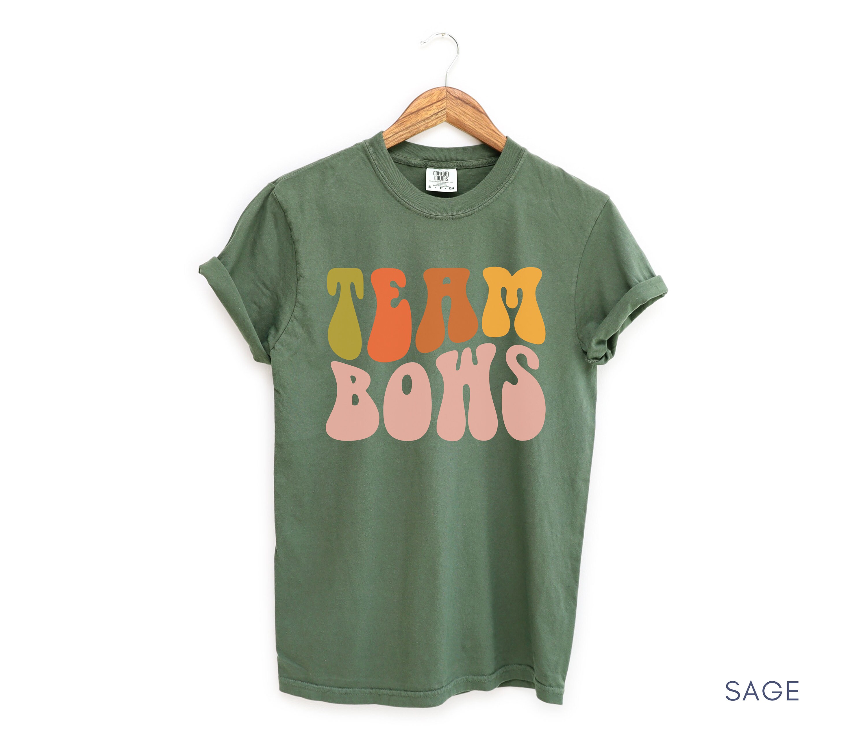 Team Bows Gender Reveal Party Shirt, Colorful Baby Reveal, Gender ...