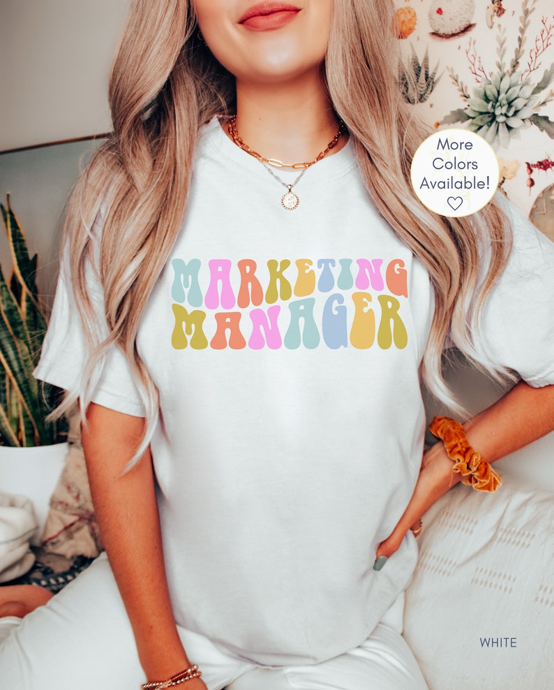 Marketing Manager Shirt, Gift for Marketer, Marketing Person Shirt Gift ...