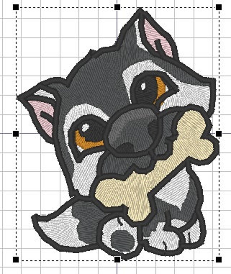 Baby Husky Embroidery Design Digital Download Machine Embroidery Baby ...