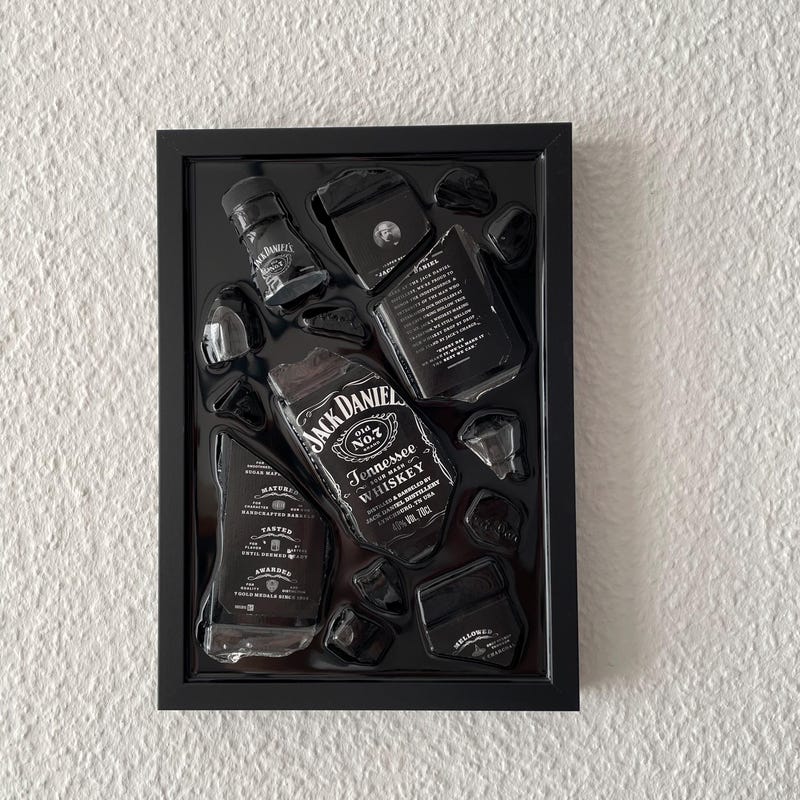 Resin Art With Bottle - Etsy UK
