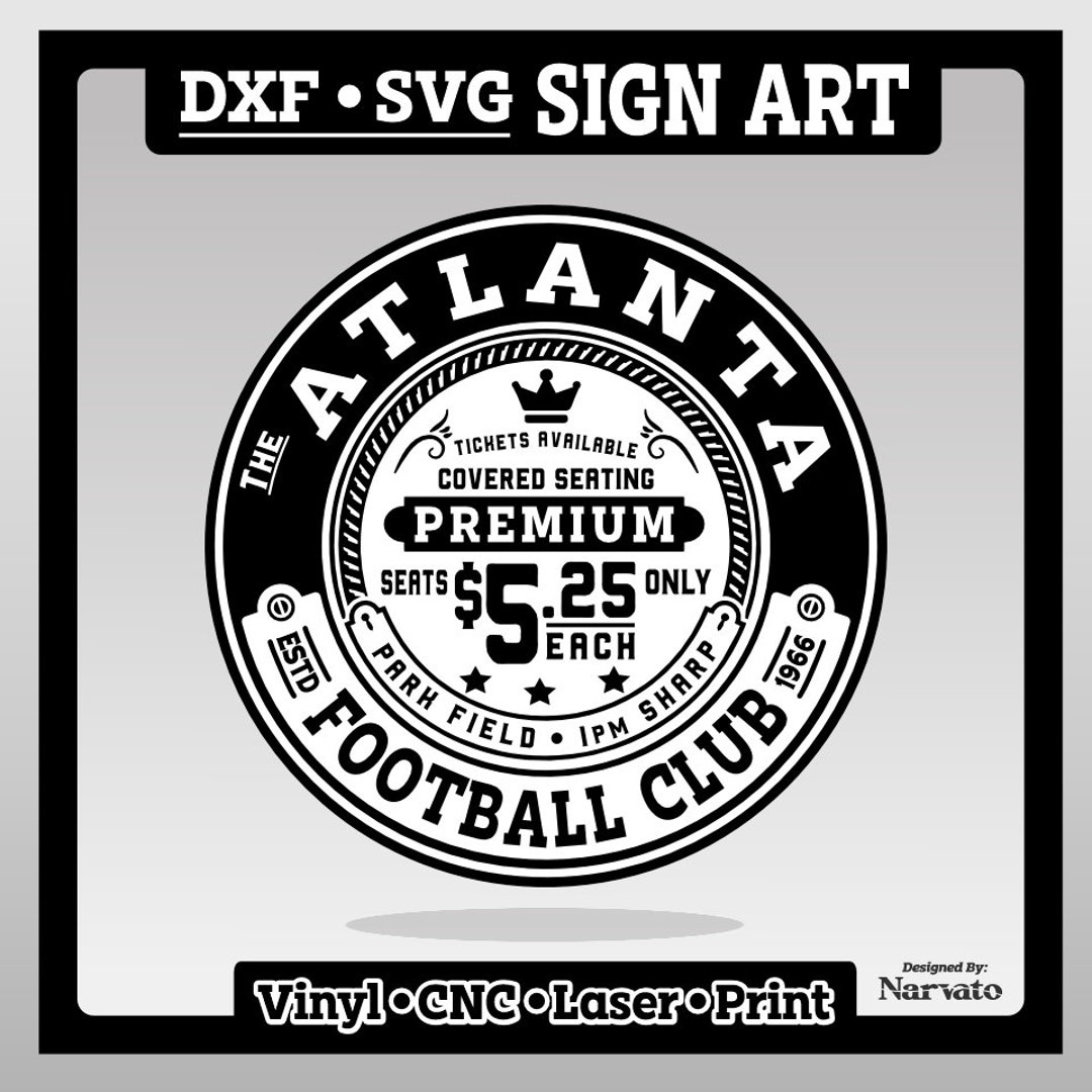 CNC Router Files Atlanta Falcons CNC File Falcons Router Files Laser ...