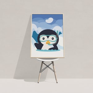 Personalized Penguin Name Sign Nursery Decor, Penguin Nursery , Penguin ...