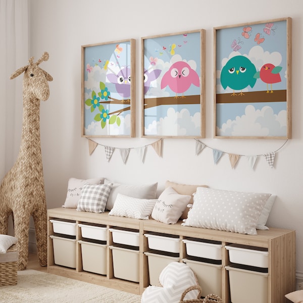 Bird Nursery Decor - Etsy