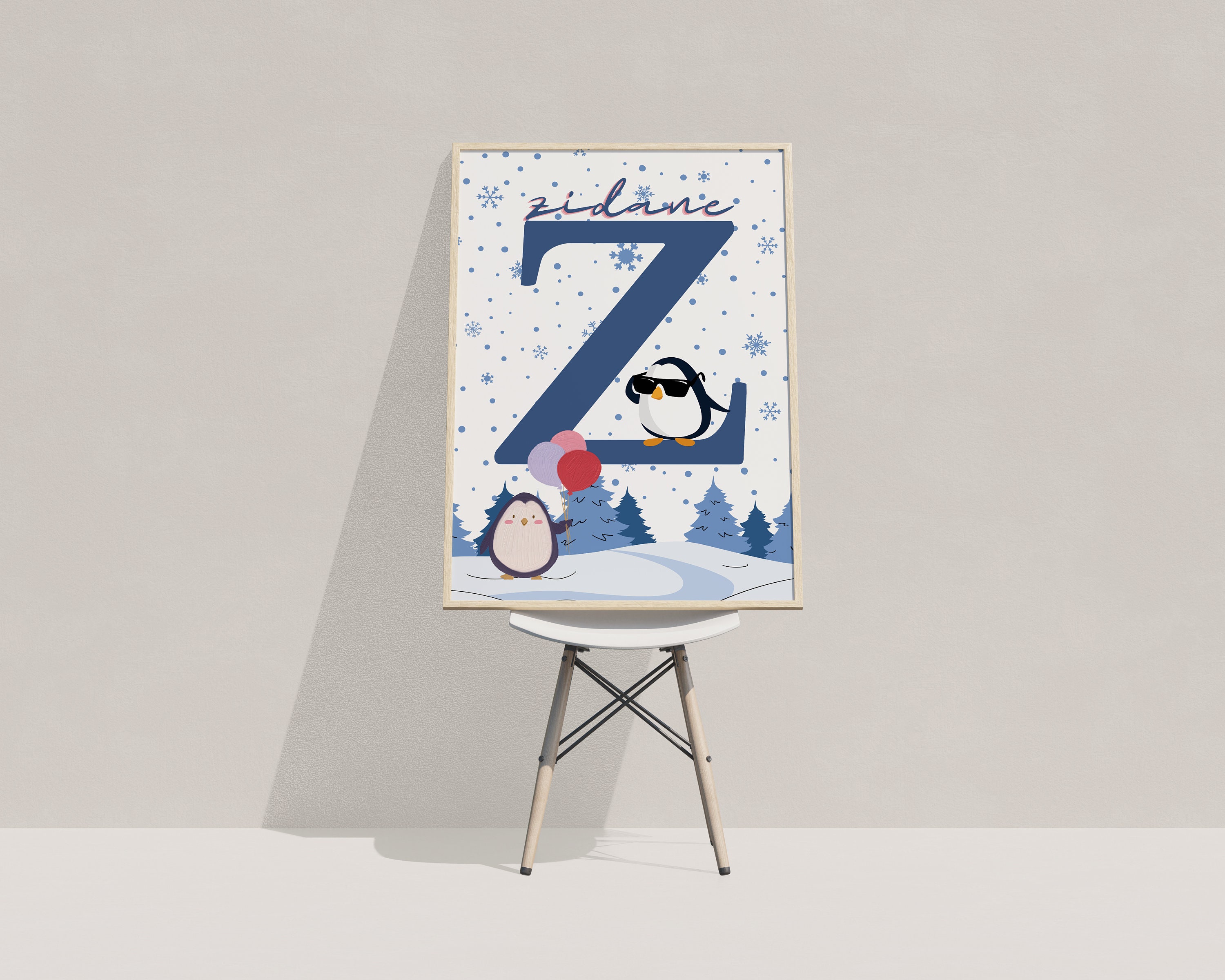 Personalized Penguin Name Sign Nursery Decor, Penguin Nursery , Penguin ...