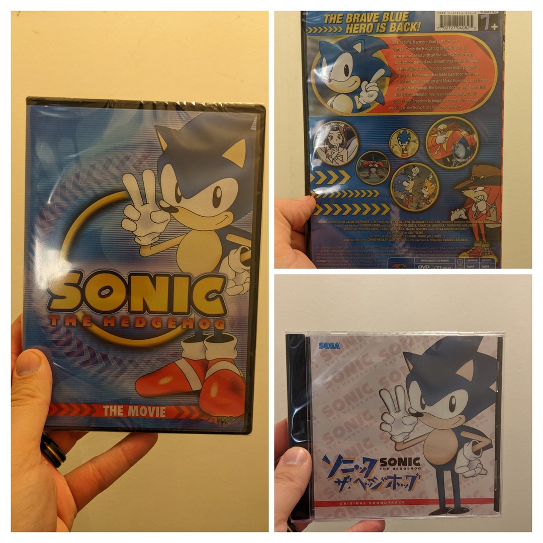 Sonic the Hedgehog 2004 OVA DVD and Soundtrack Bundle - Etsy