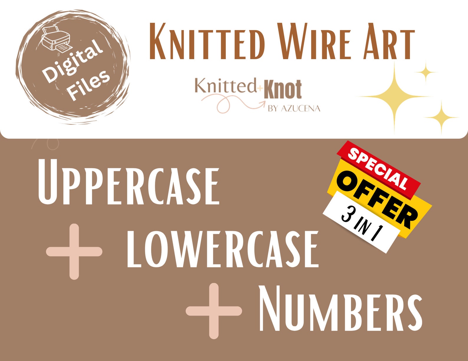 Wire Alphabets and Numbers, Printable Template for Wire Art. Uppercase ...
