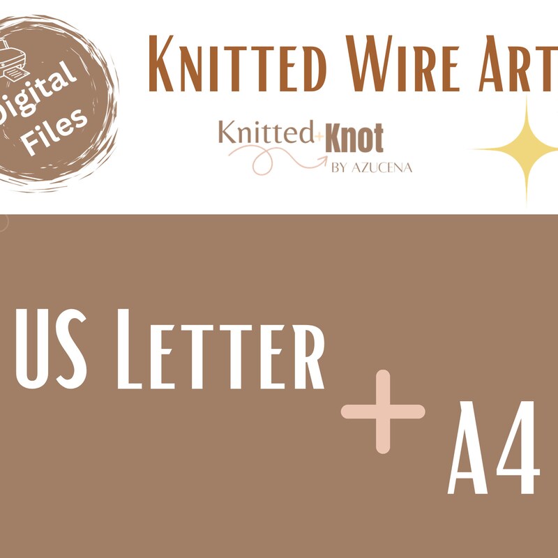 Knitted Wire Word Art - Etsy