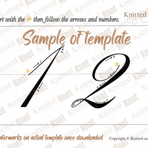 Numbers Wire Art Bending Templates, Numeric Font (digital Download) - Etsy