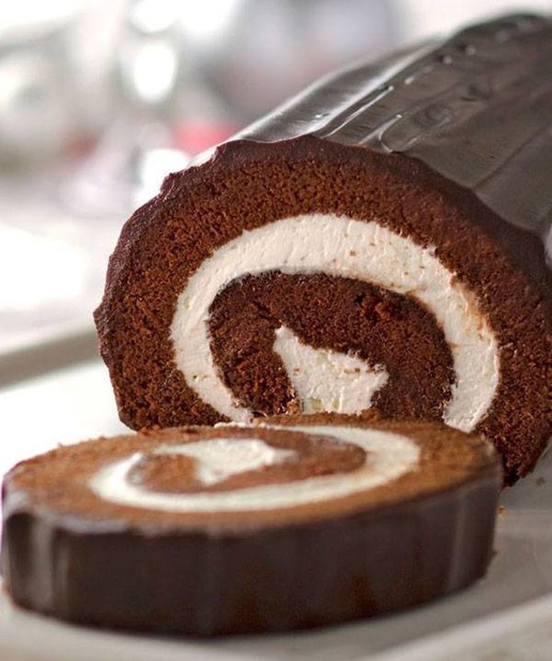 Chocolate Swiss Roll Cake - Rich and Decadent Recipe Digital Download ...
