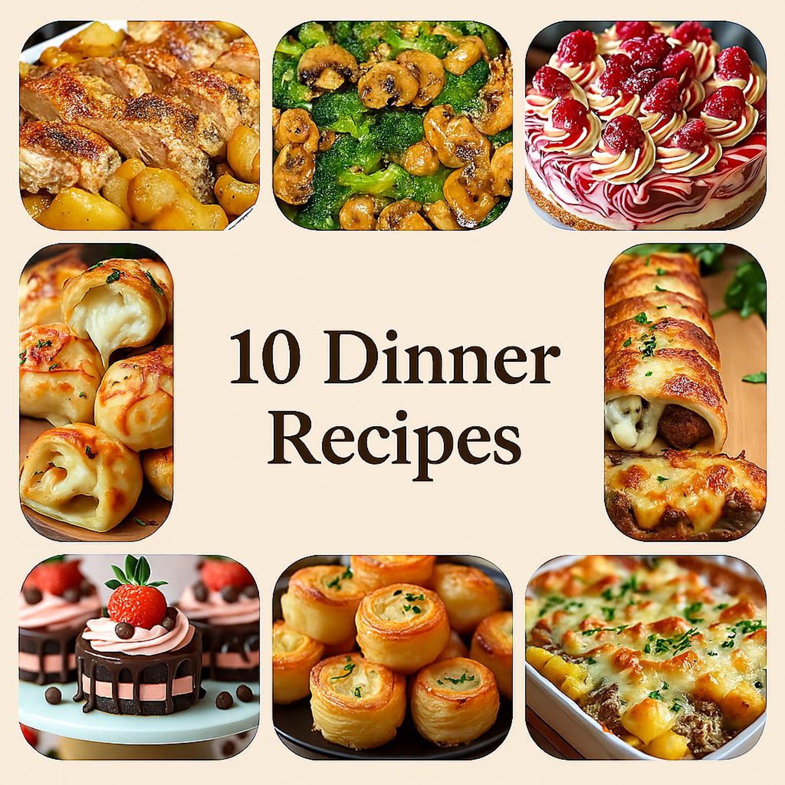 Easy Dinner Recipes Cookbook Quick Family Meal Ideas (digital Download ...