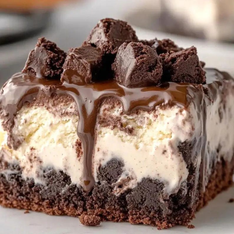 Brownie Ice Cream Cake Recipe: Frozen Dessert (digital Download) Chef ...